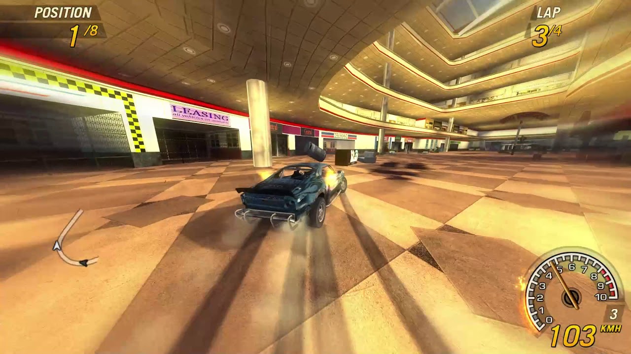 FlatOut 2 - Downtown 3 [Venom] 4 Laps - 4'51"80 - YouTube