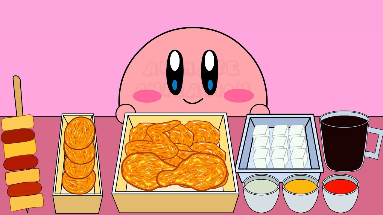 Kirby Animation - Chicken Mukbang Complete Edition - YouTube