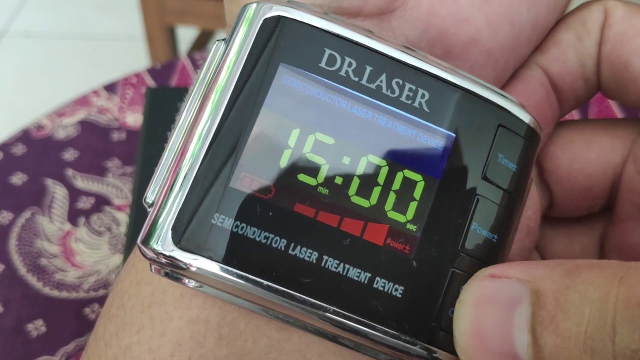 Cara Penggunaan Jam Tangan Dr Laser Perfect 10 (How to use Dr Laser ...
