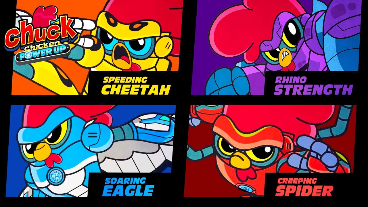 Chuck Chicken Power Up - All episodes (1-5) - Super ToonsTV - YouTube