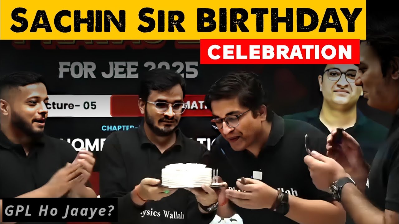 Sachin sir Birthday Celebration (2024) ft. Rajwant sir, Om sir, Faisal ...