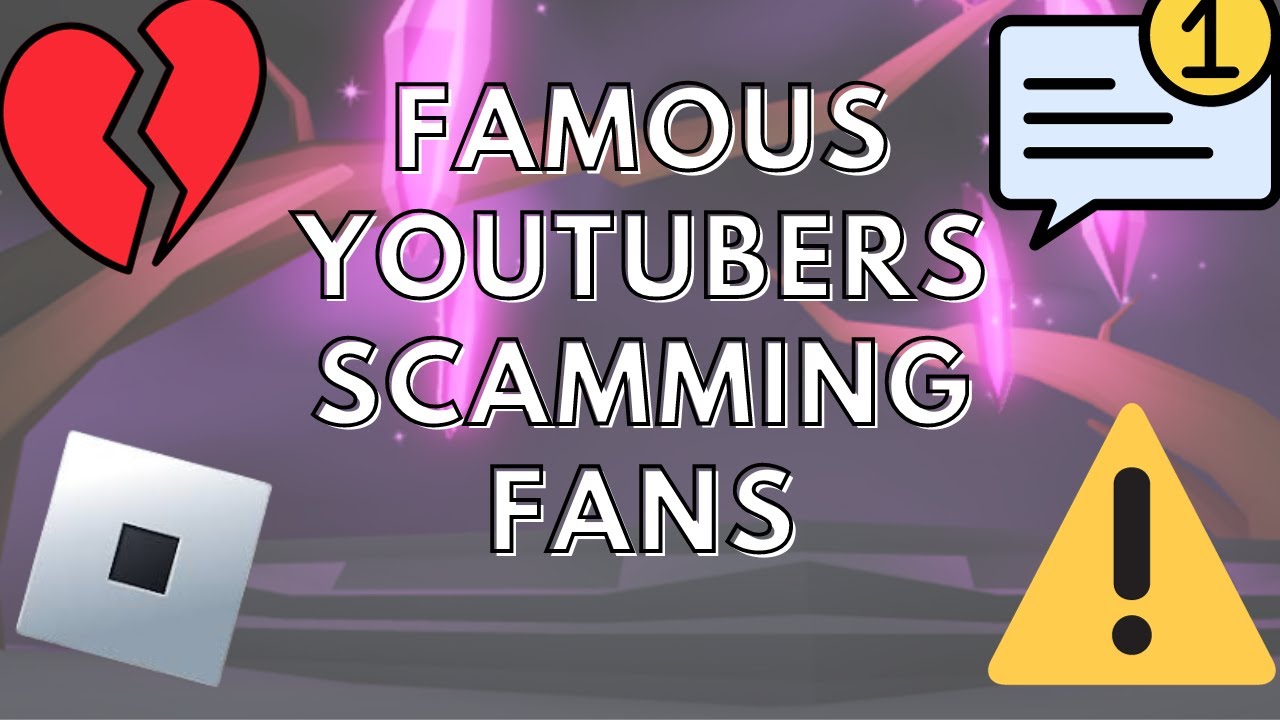 🚨 New Scam FAMOUS 😭 YouTubers SCAMMING Fans! 😡 - YouTube