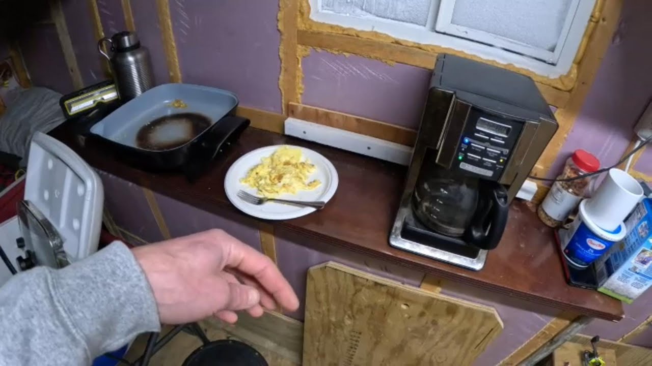 Crappie Limit (-30 temps) one lost rod, scrambled egg oatmeal breakfast ...