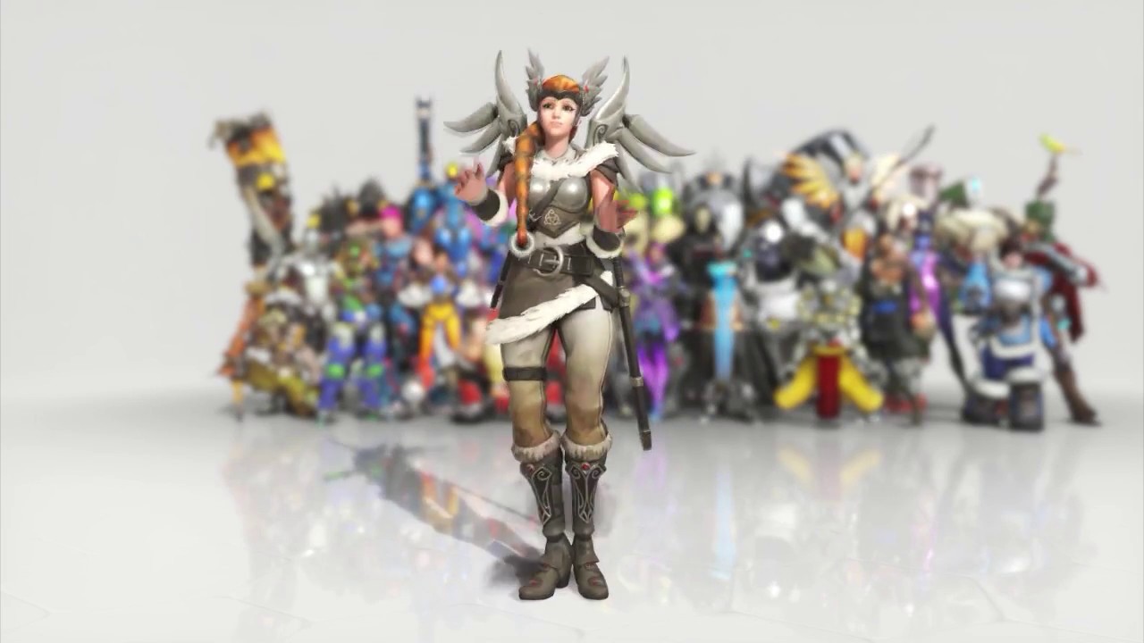 Overwatch : Mercy Dance - YouTube