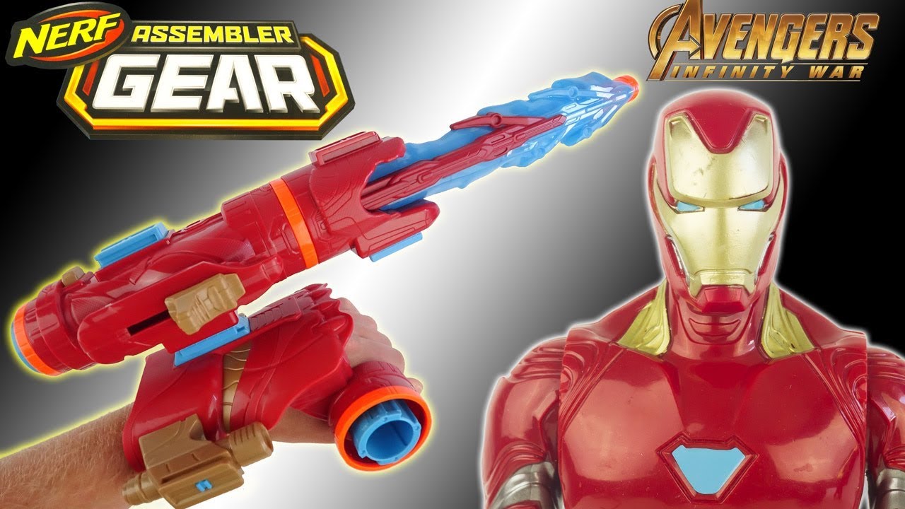 Nerf Assembler Gear Avengers Infinity War Blaster Iron Man Jouet Toy ...