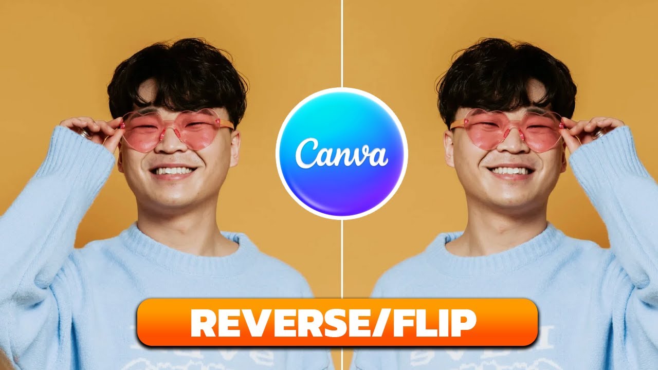 How To Reverse And Flip An Image In Canva - YouTube
