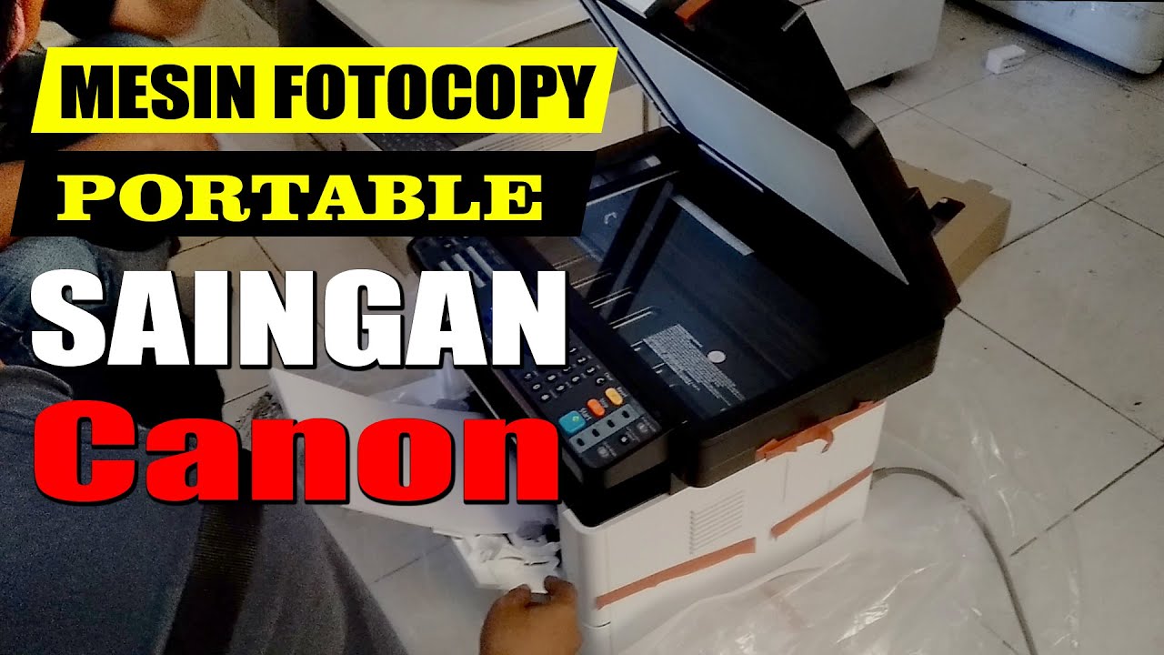 MESIN FOTOCOPY PORTABLE SAINGAN CANON! | Kyocera M2040DN - YouTube