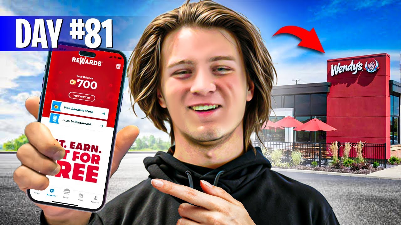 Homeless Teen Discovered FREE FOOD HACK! (365 Day Survival Challenge ...