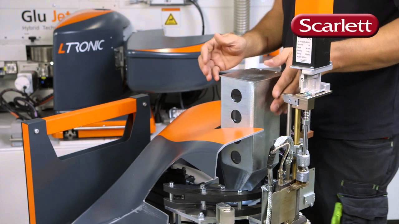 Holzher Glu Jet and LTRONIC from Scarlett Machinery - YouTube
