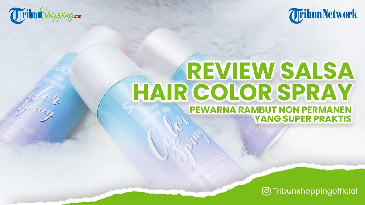 Salsa Instan Mermaid Hair Color Spray, Pewarna Rambut Non Permanen yang ...