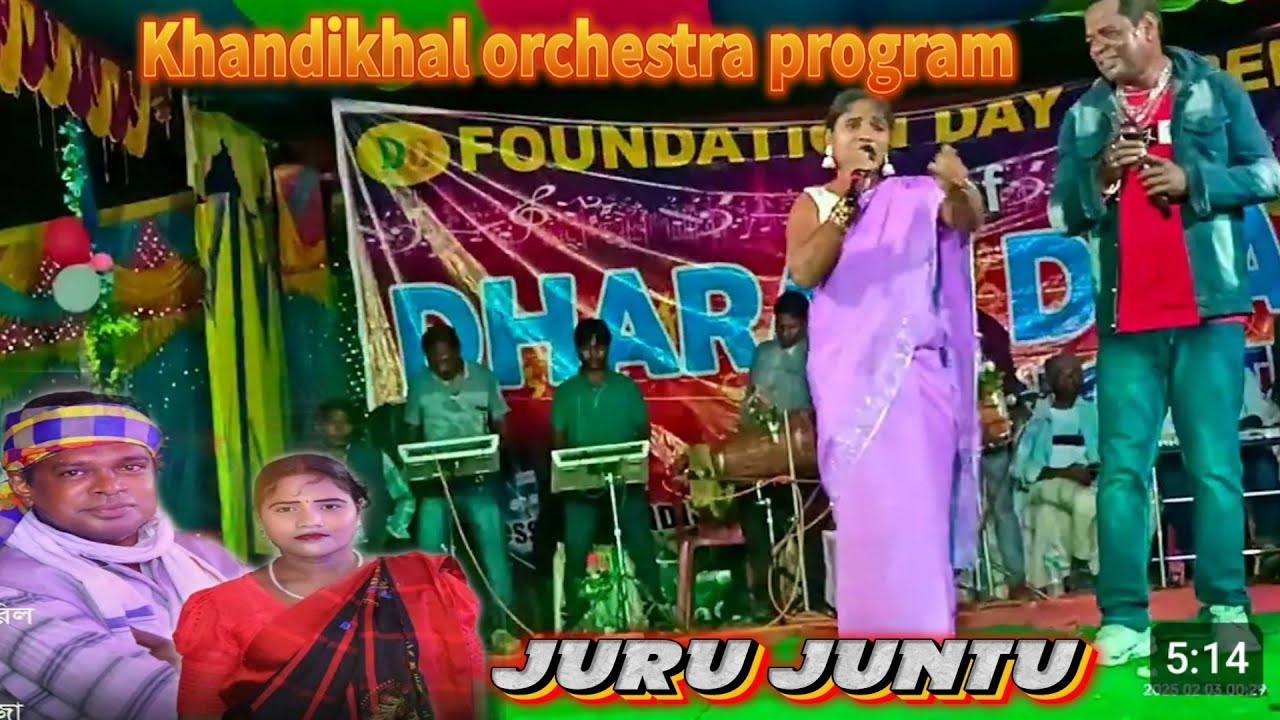 Juru Juntu .. orchestra program Khandikhal ll Santali video 2025 - YouTube