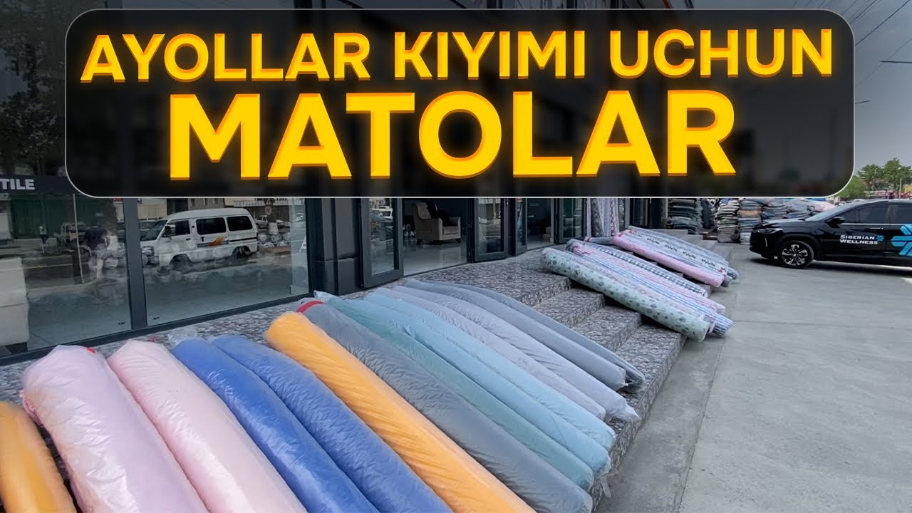 Ayollar kiyimlari uchun Matolar 55000sómdan😱 - YouTube