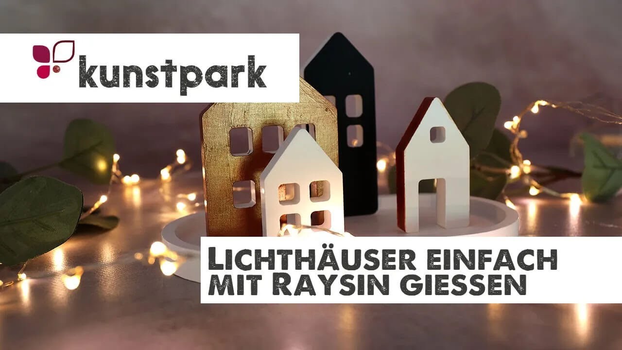Lichthäuser mit Raysin gießen - DIY Anleitung - YouTube