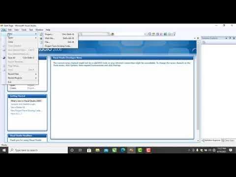 tutorial penggunaan Microsoft visual studio 2008 - YouTube