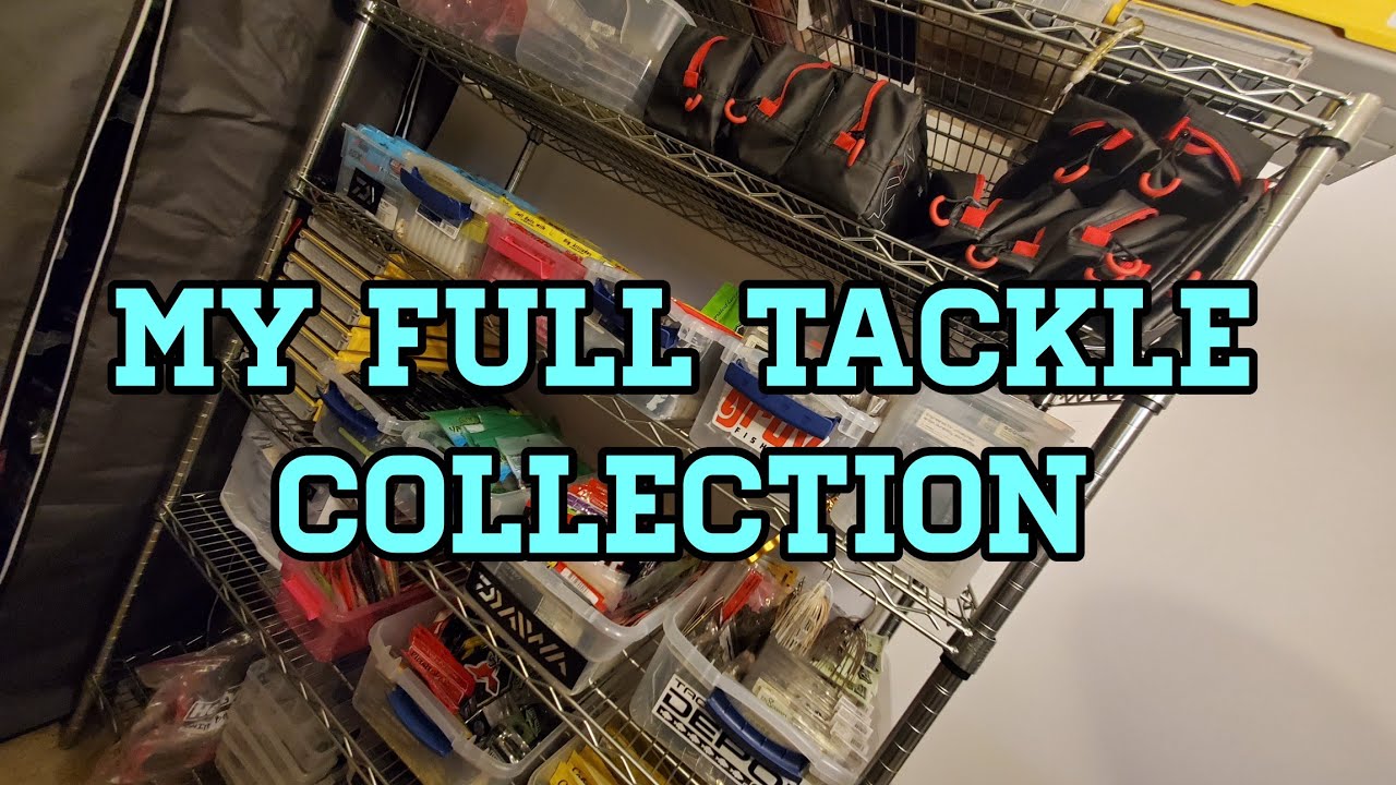 My FULL fishing tackle collection & how I store it! - YouTube
