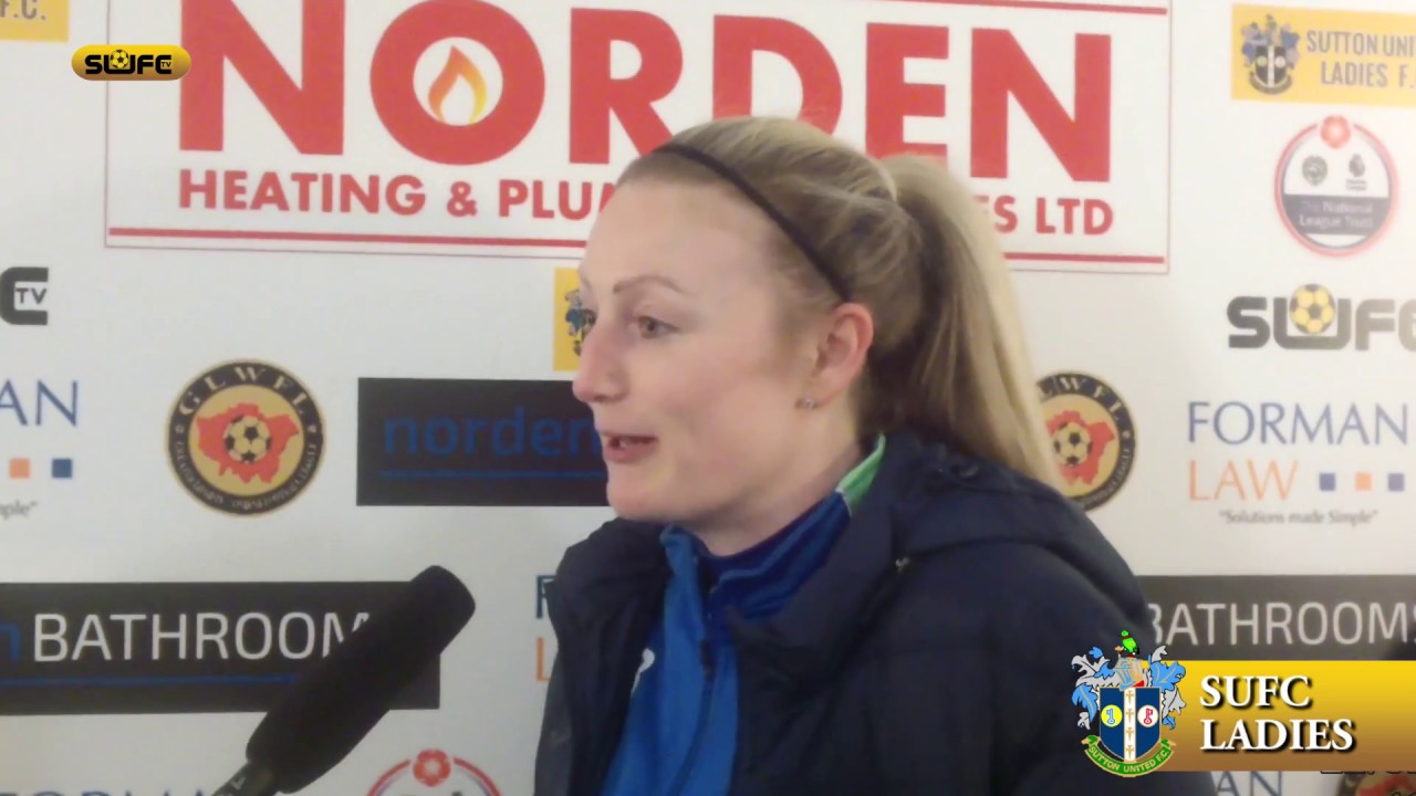 SUFCtv: Sutton United Ladies interviews following 7-2 victory. - YouTube
