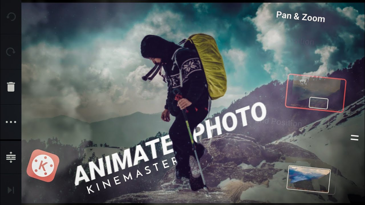 How to ANIMATE Photo With Kinemaster | kinemaster Editing trick ...