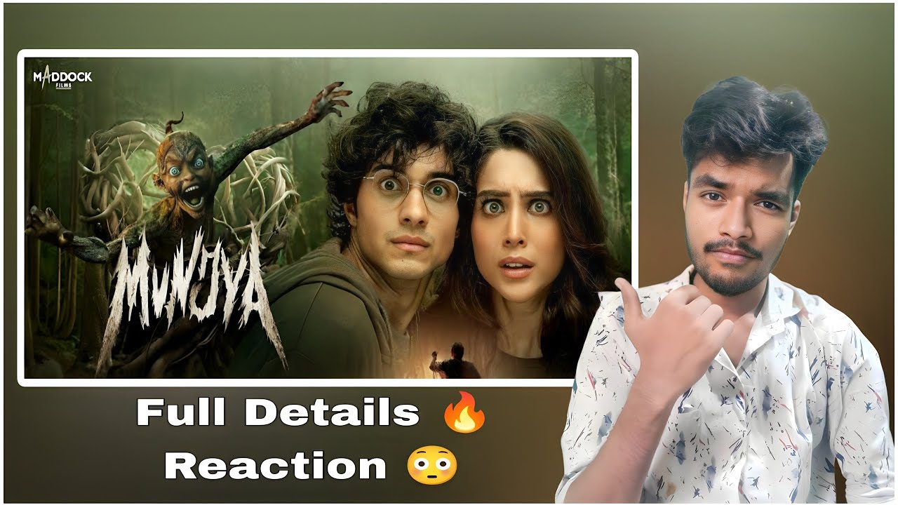 Munjya Teaser Reaction | Munjya Trailer Reaction | Munjya Movie ...