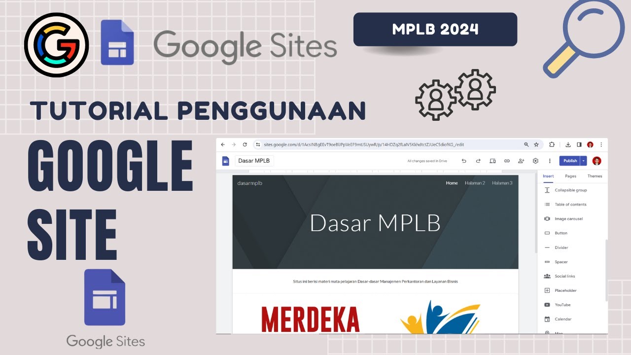 Buat Website itu Mudah dan Gratis! Memulai dan Mengenal Google Sites ...