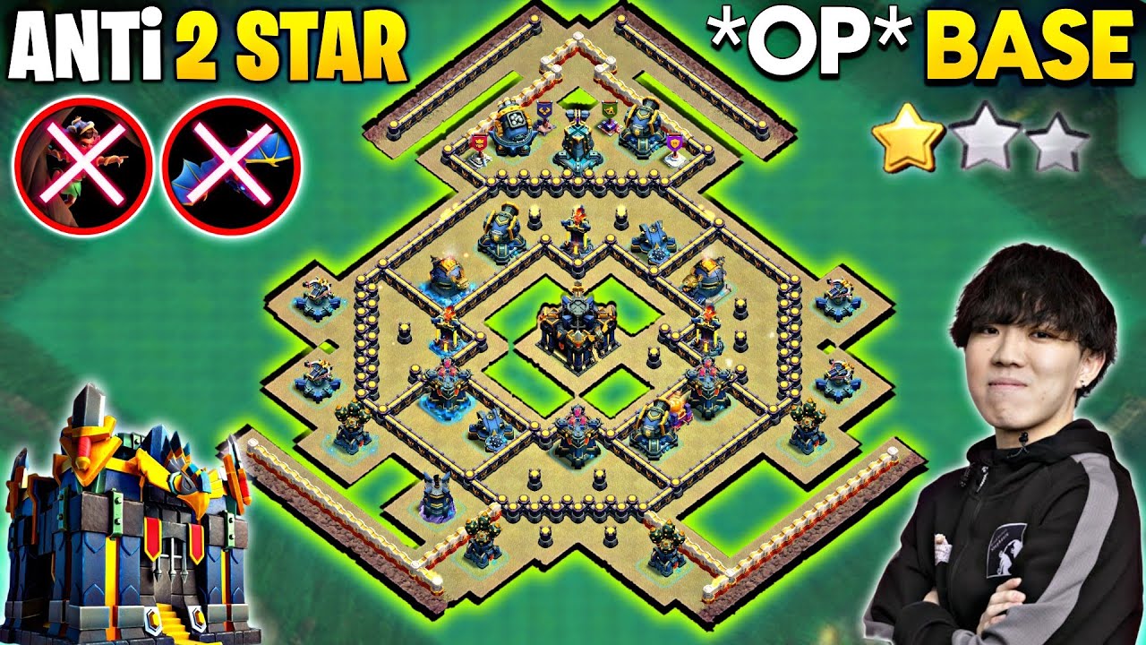 TOWN HALL17 NEW ANTI 2 STAR PUSHING BASE WITH LINK| Th17 6000+ Trophy ...