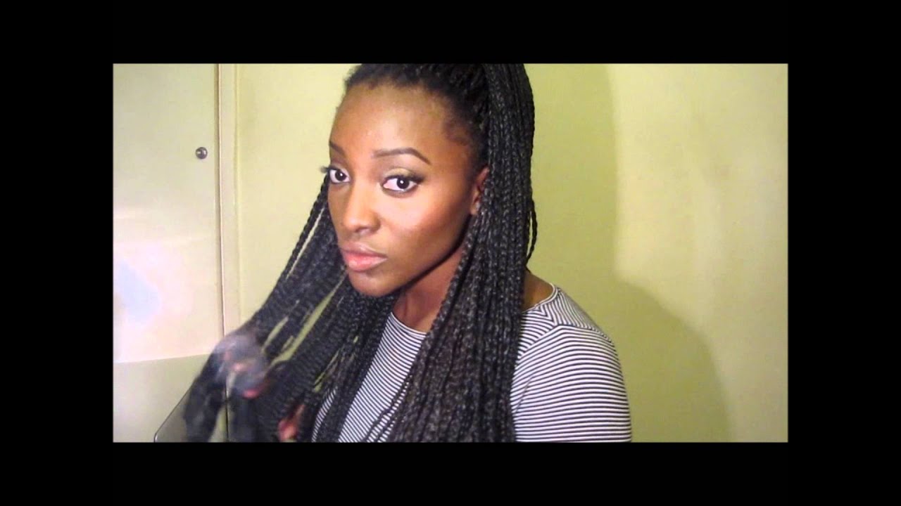 How I styled my braids - YouTube