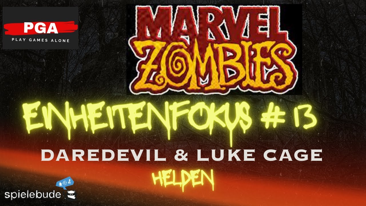 Marvel Zombies Einheitenfokus #13 Helden Daredevil & Luke Cage (DEUTSCH ...