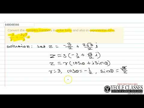 Complex Numbers | JEE | MHT-CET | NDA | @yeole_classes - YouTube