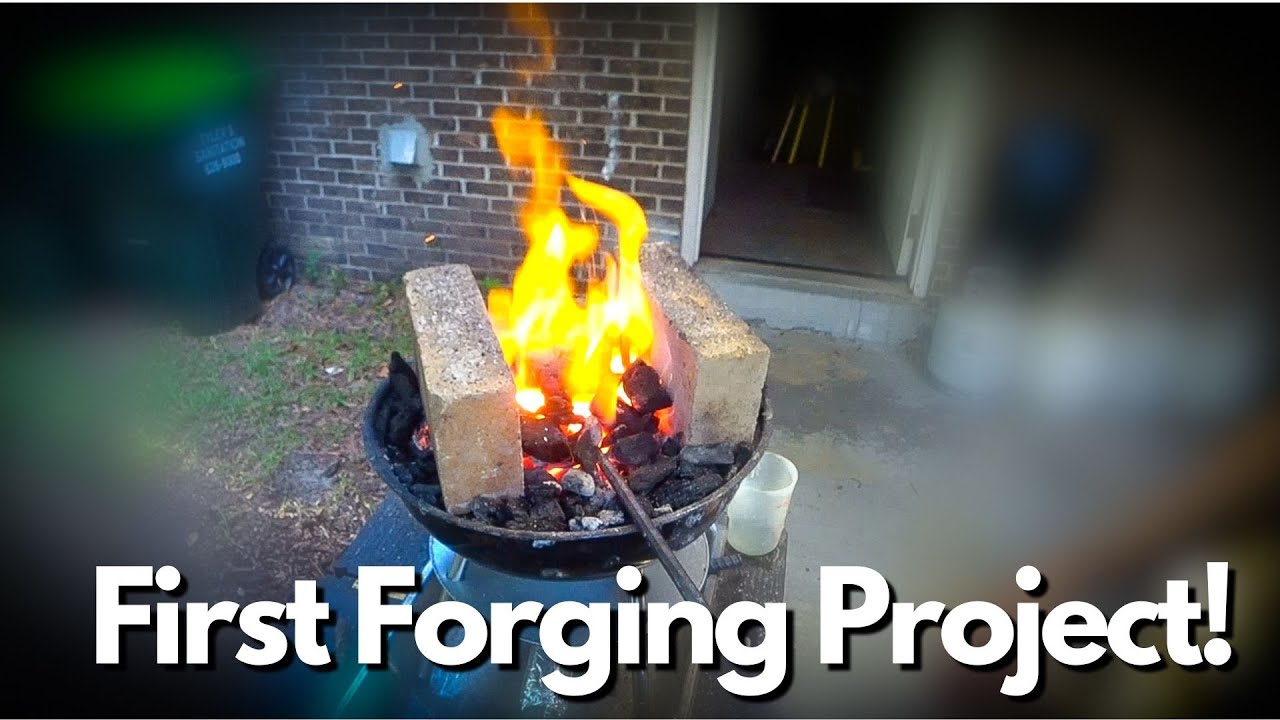 Forge your first project--make a coal rake! | Start blacksmithing - YouTube