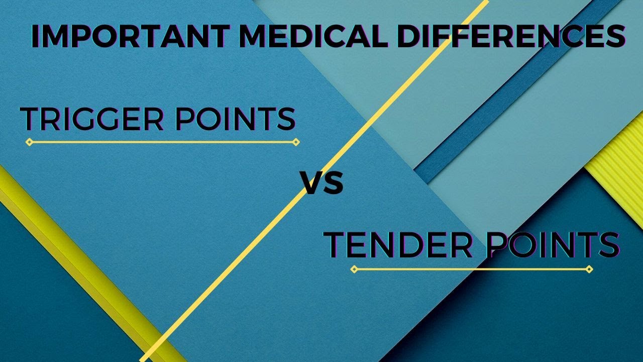 Lec 8| How To Identify Trigger Points & Tender Points| Important ...