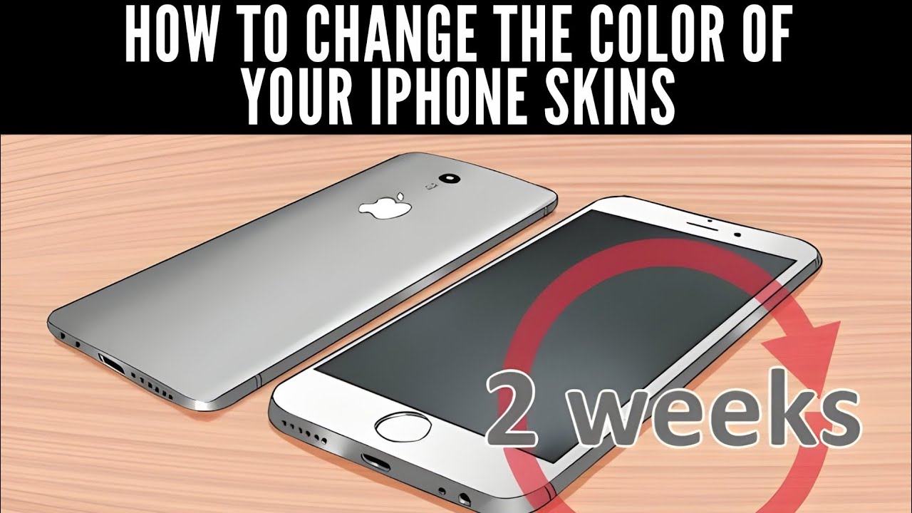 How to Change the Color of Your iPhone Skins - YouTube