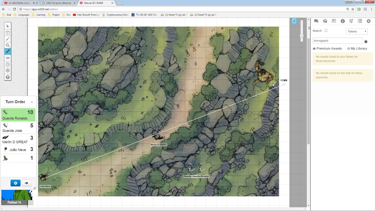 DND 5e - Combate (Tutorial - Parte 2) - YouTube