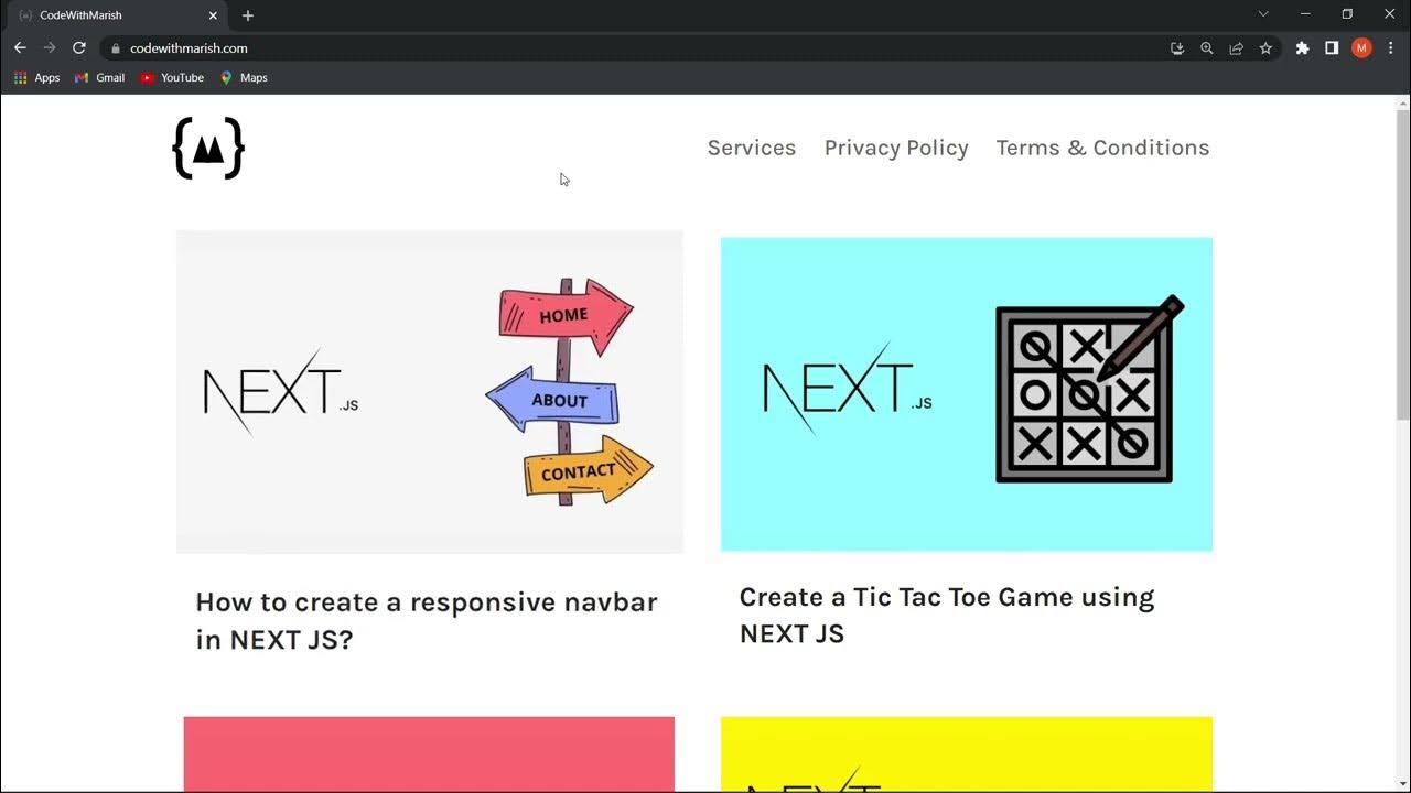 NEXT JS Project Challenge #2 | How to create a responsive navbar in NEXT JS? | Code With Marish😎 ...