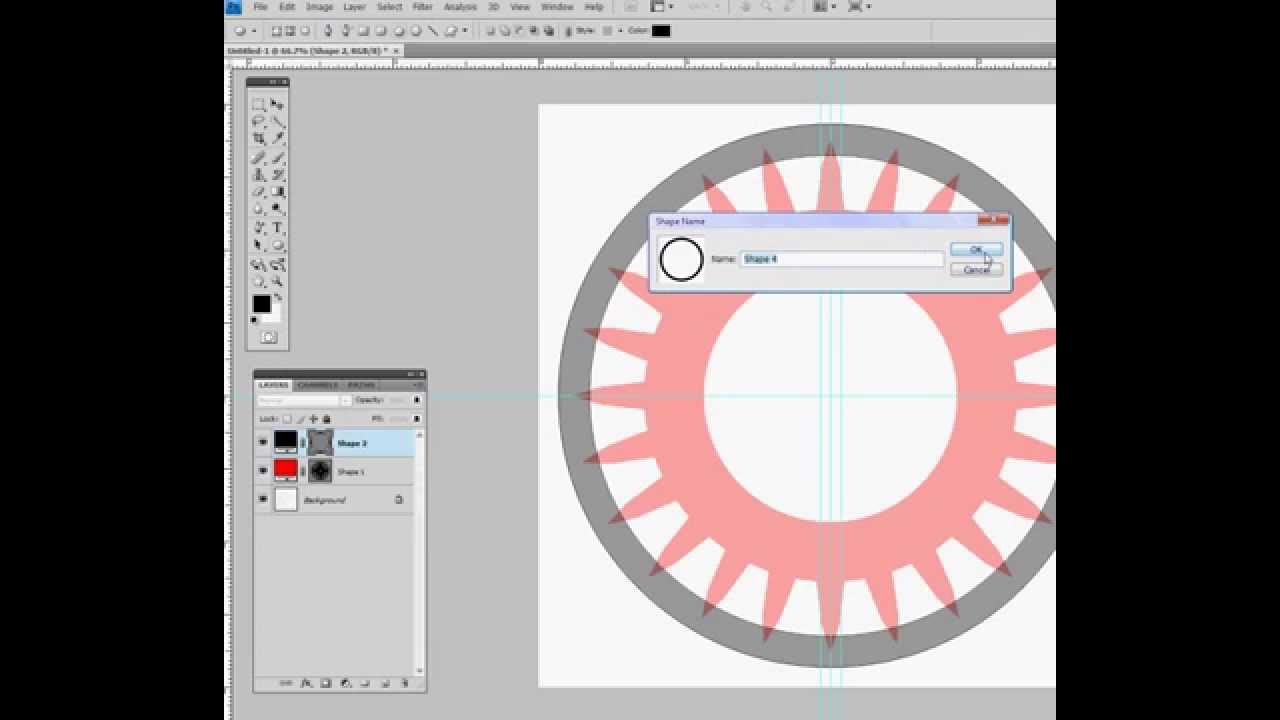 Create perfect gear using photoshop - YouTube