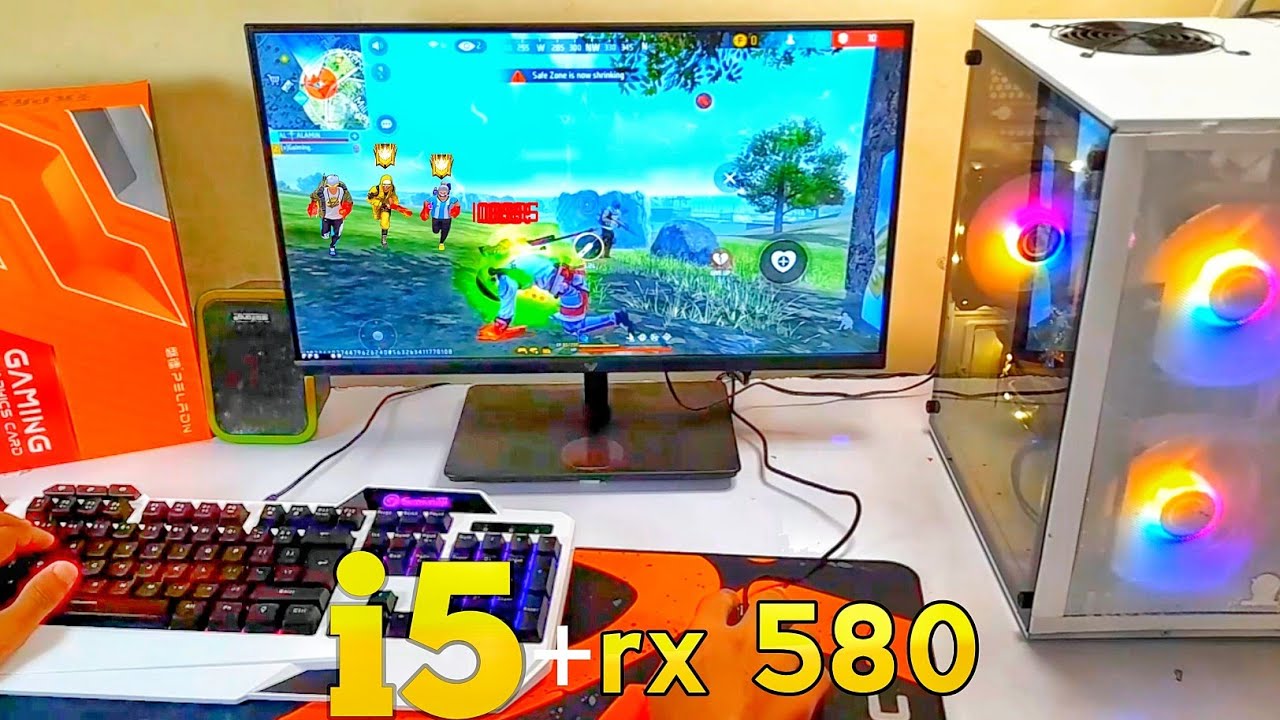 intel core i5 8gb ram gaming test | bluestacks 5 ff gameplay | ff 100 ...