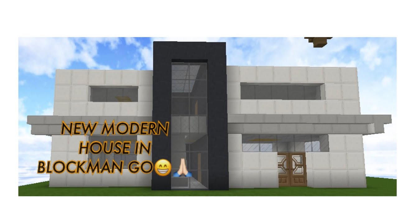 I Build A Very Massive Modern House in Blockman Go Skyblock 😆😁 - YouTube