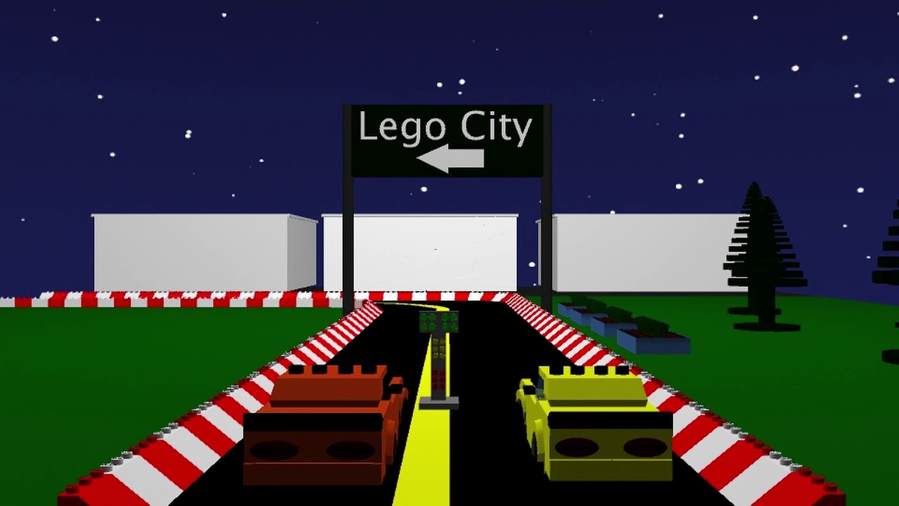 Short Animated Lego Movie "At the Lego City Race Track" - YouTube