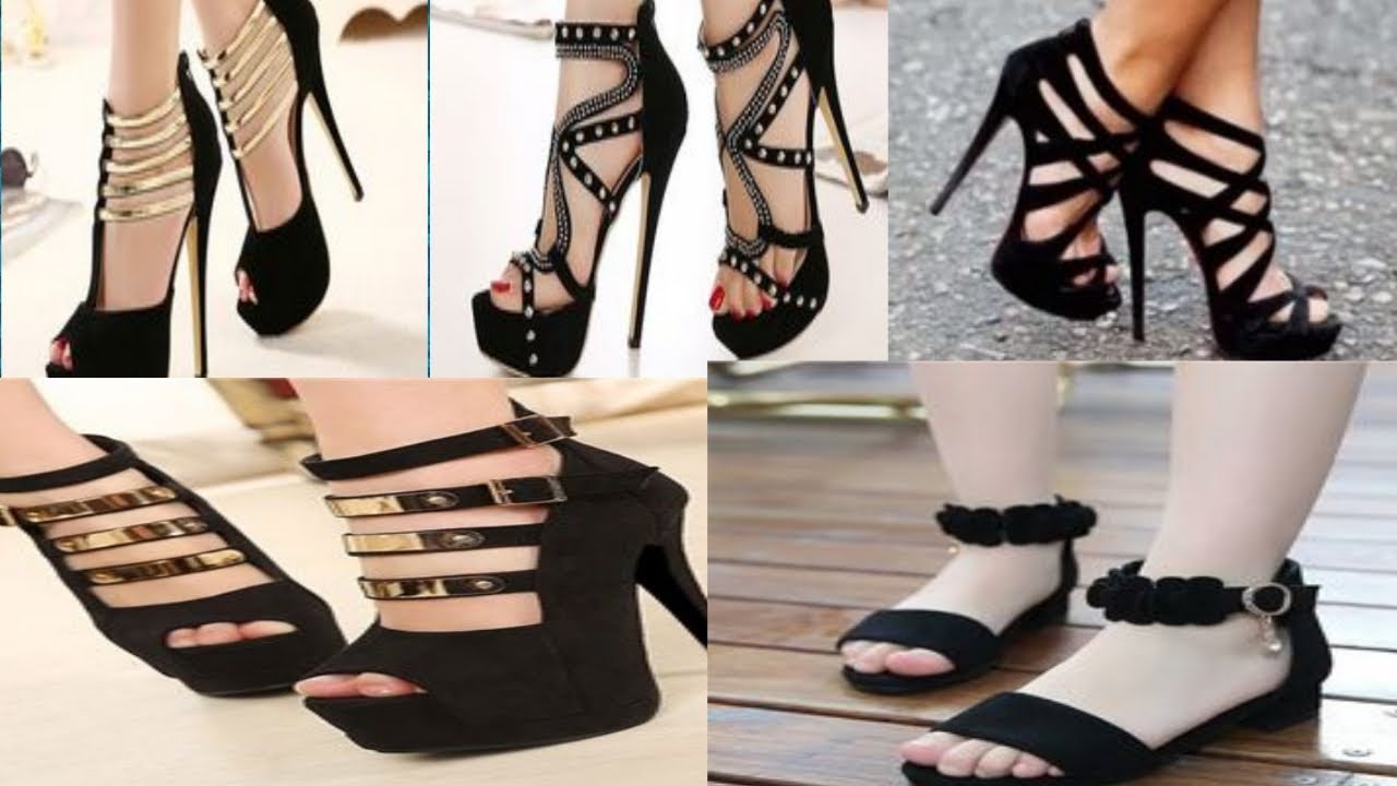 Black High Heels Designs For Girls Beautiful High Heels sandal Design ...