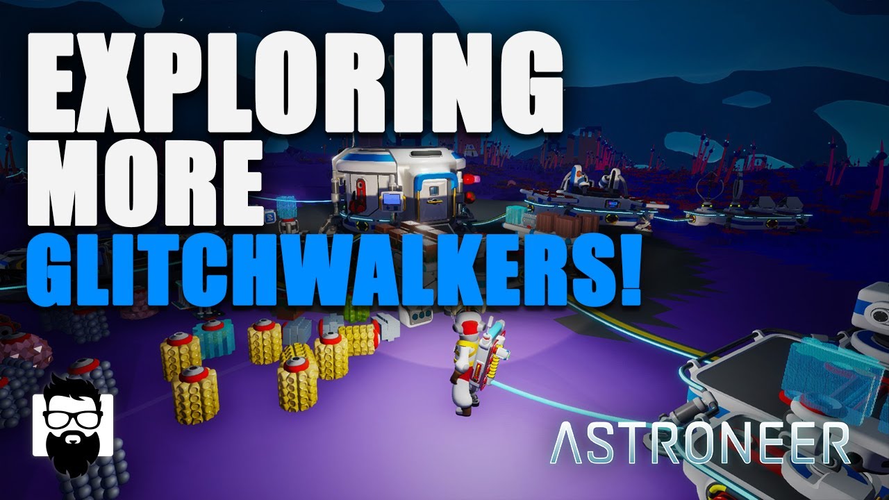 Astroneer - Glitchwalkers DLC - Exploring The Cave And More - Part 03 | OneLastMidnight - YouTube