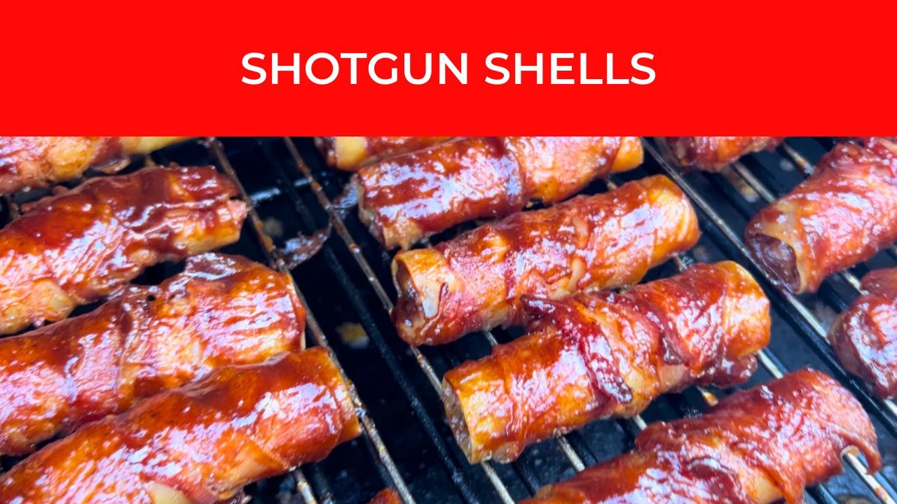 Shotgun shells på pellets smoker - YouTube