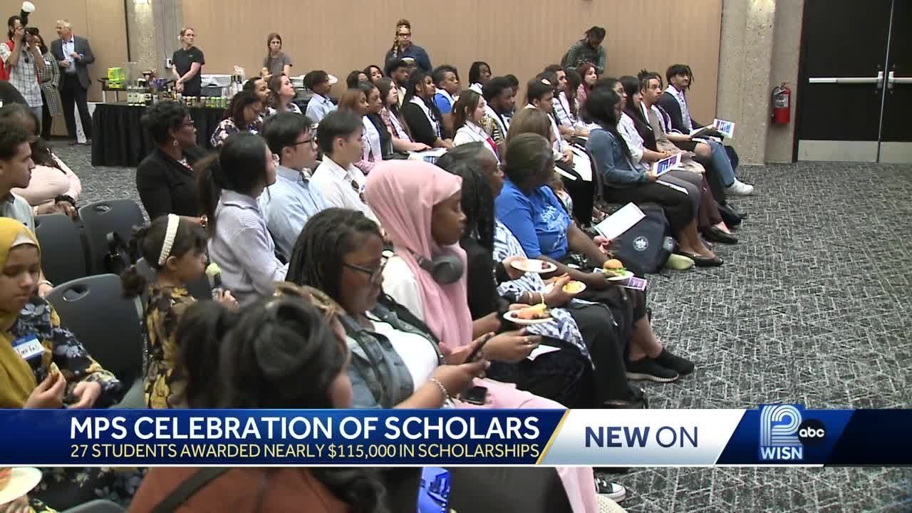MPS high school students receive scholarship money - YouTube