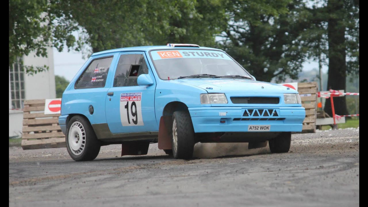 Ken Sturdy Vauxhall Nova Rally Car - YouTube