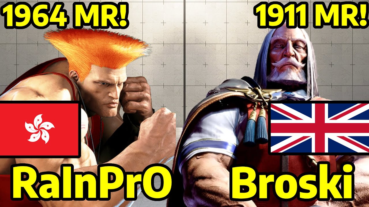 🌩Street Fighter 6 RaInPrO (GUILE ガイル) VS. Broski (JP 堂々とした実業家) 4K ...