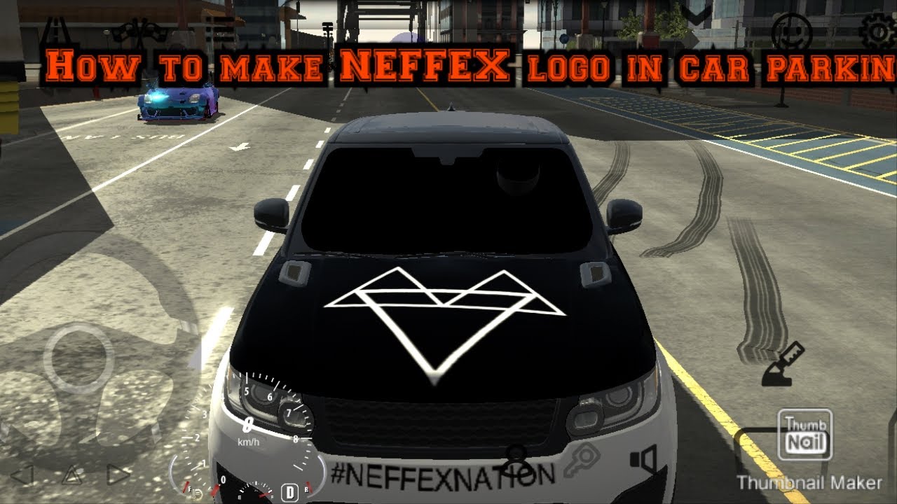 How to make NEFFEX logo in car parking new update 4.8.4 - YouTube
