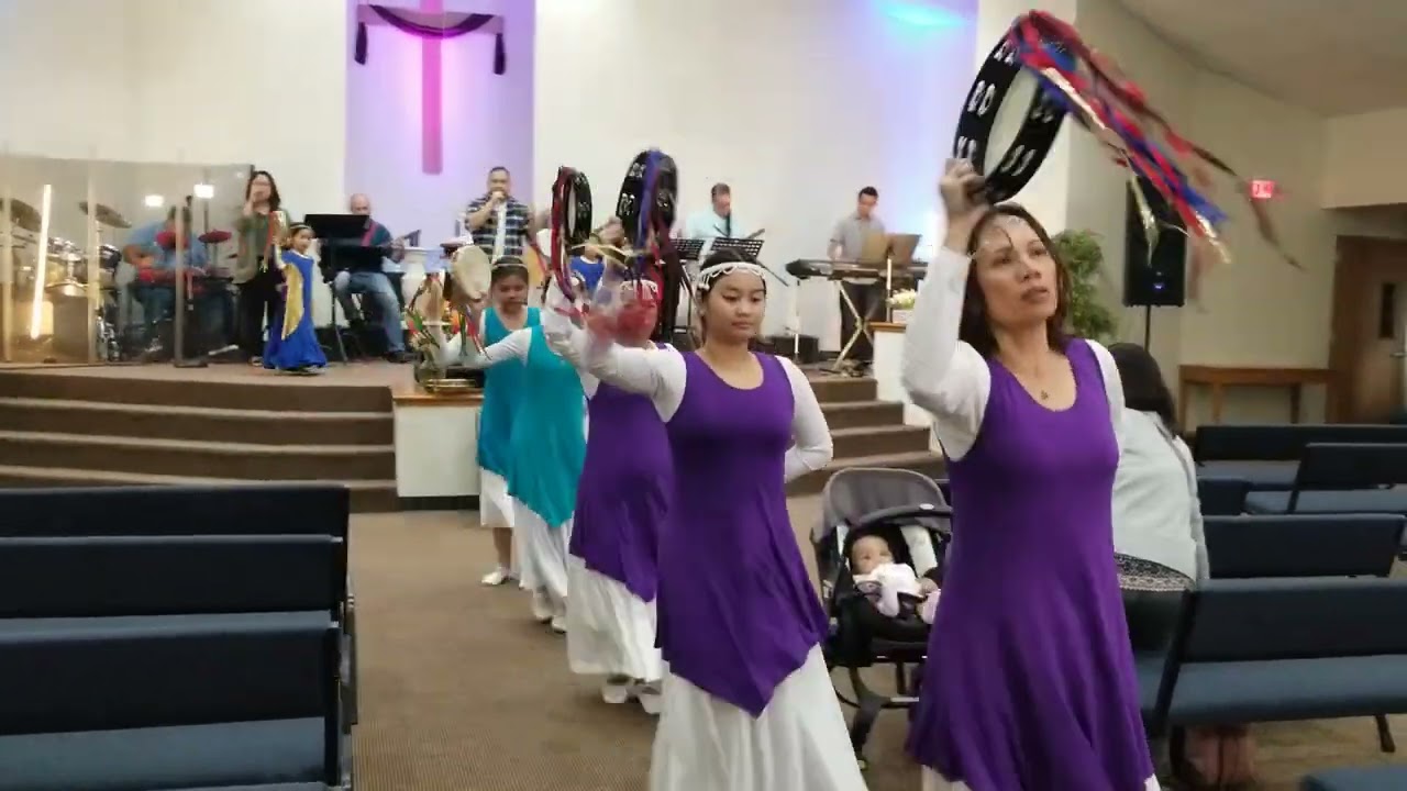 Turn it up Tambourine dance by SGC Hallel Dance and worship team - YouTube
