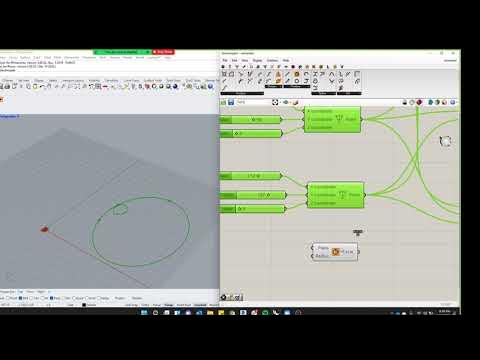 Grasshopper Basics 2D 3D Attractor Point - YouTube