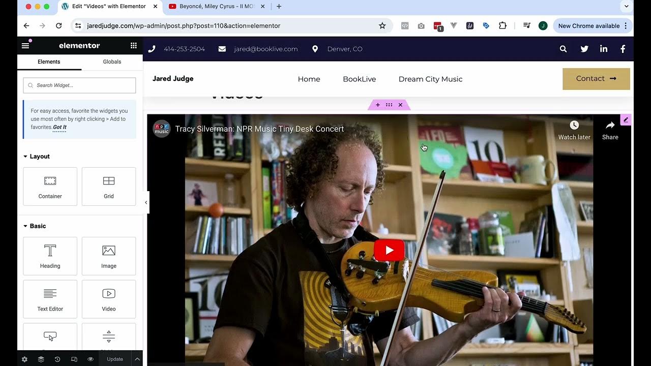How to Edit Videos on Your WordPress Site Using Elementor | Step-by-Step Tutorial - YouTube