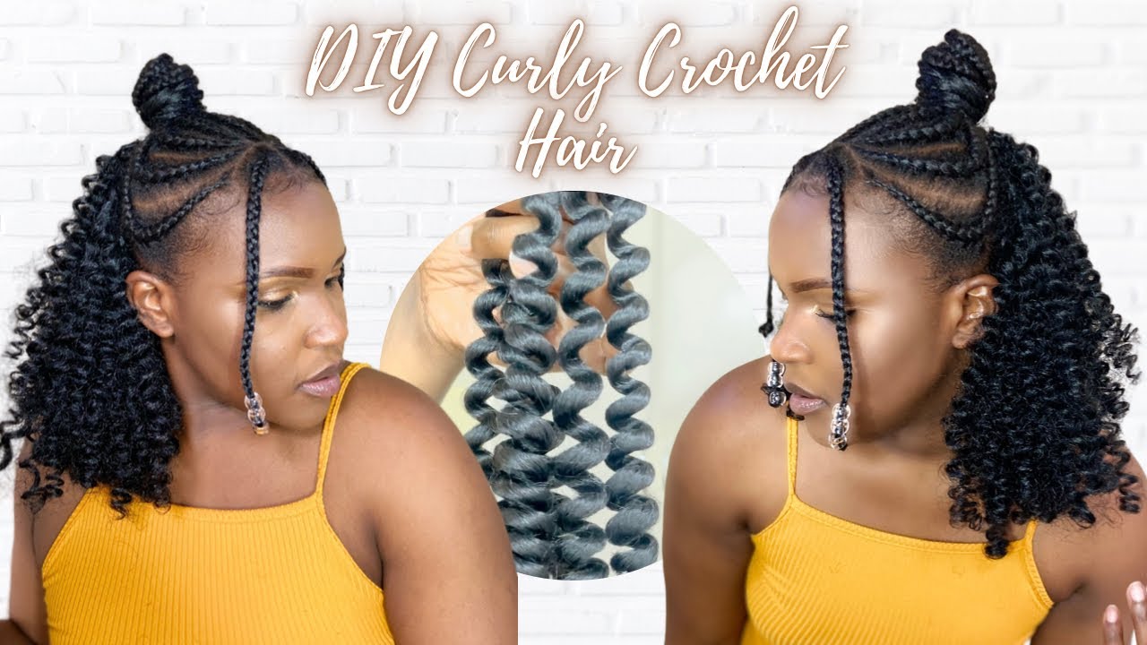 How To: Make Your Own Curly Crochet Hair For Crochet Hairstyles/ Boho ...