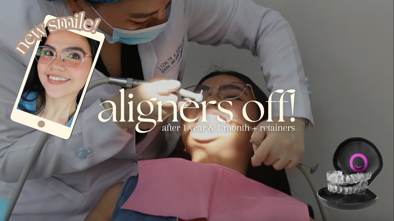 Getting My Braces/Clear Aligners Off AFTER 1 YEAR! Retainers + DIY ...