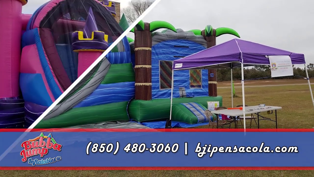 Bounce House Rentals Pensacola - Bubba Jump Inflatables - YouTube