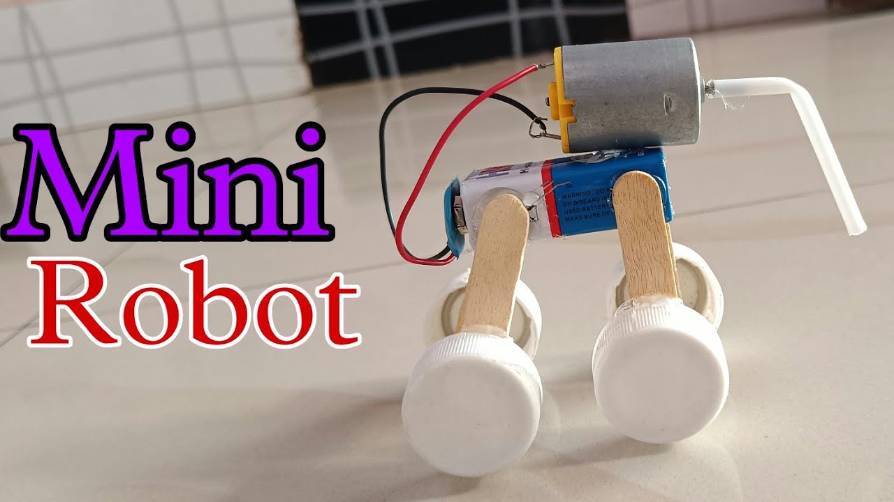 how to make a very simple toy - DC motor toy - YouTube